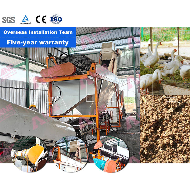 LANE Automated Waste Disposal System Livestock Farm Solid Waste Peat ...