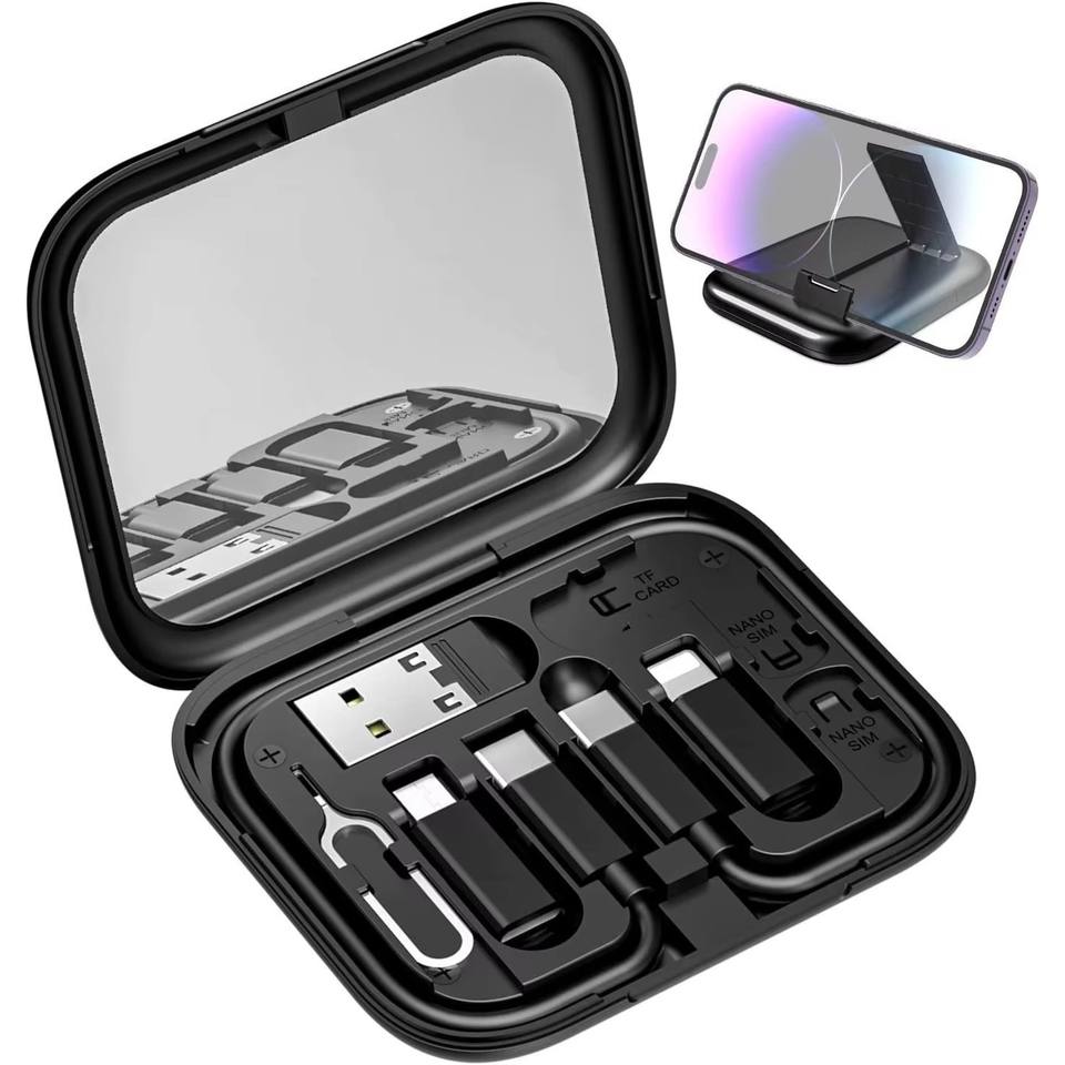 Multifunctional Usb Adapter Cable Conversion Storage Box Type C Cable ...