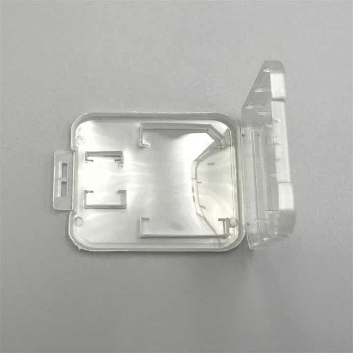 Transparent Micro TF SD Card Case - 2 in 1 Storage Box