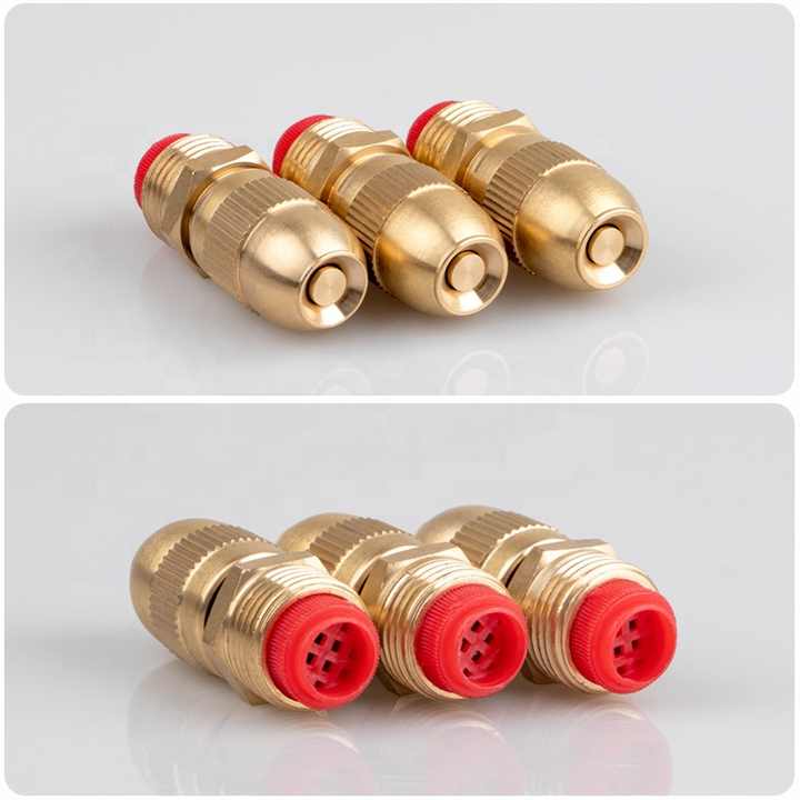 Large Brass Adjustable Bullet Atomizing Nozzle for Irrigation