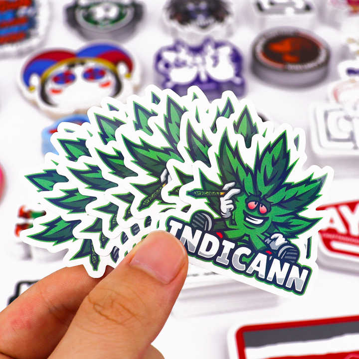 Die Cut Vinyl Cartoon logo Sticker Printing Personalized Vinyl Print ...