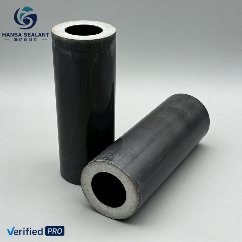 Black PA Nylon Mos2 Cast Tube PA6 GF30 PA66 GF50 Tube for Industrial ...