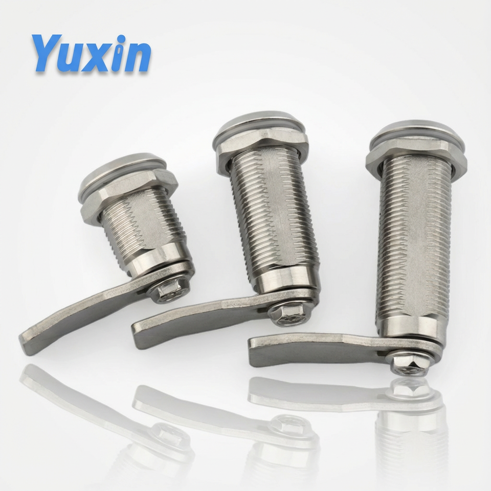 YX-MS705JC-SUS SUS304/316 Stainless Steel Cam Lock and Quarter Turn 1/4 ...