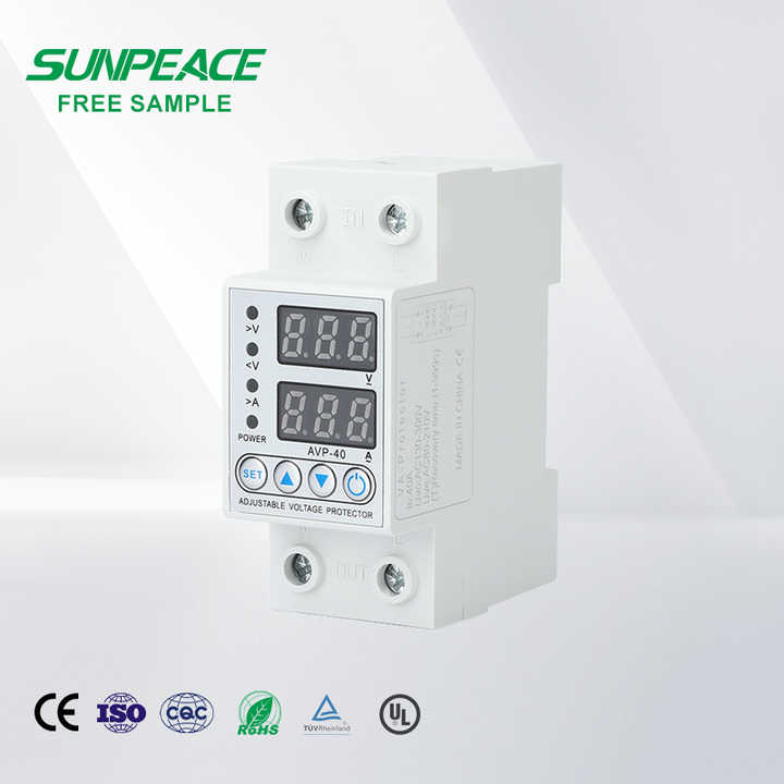 Automatic Adjustable Over Under Voltage Protector Overvoltage AVP-63A ...