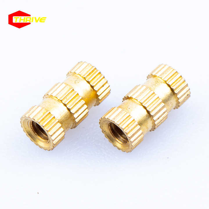 Manufacturer Fasten Diagonal Round Brass Embossed Nuts Brass Knurled ...
