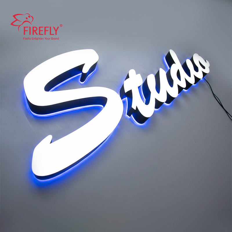 Custom Storefront Letter Wall Mounted Business Sign LED Lighting ...