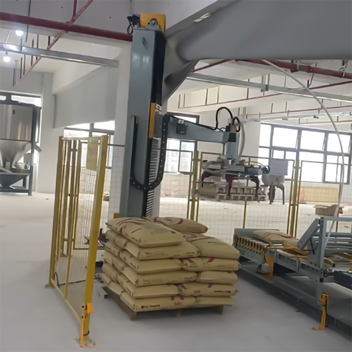 5kg to 50kg Bag Carton Box Column Palletizer Machine Robot