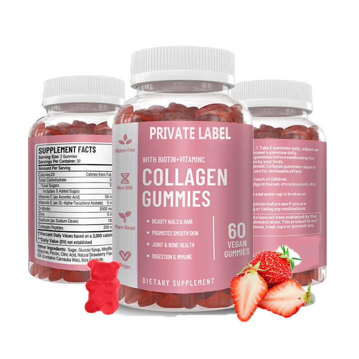 Collagen Gummies for Skin and Hair - OEM Private Label