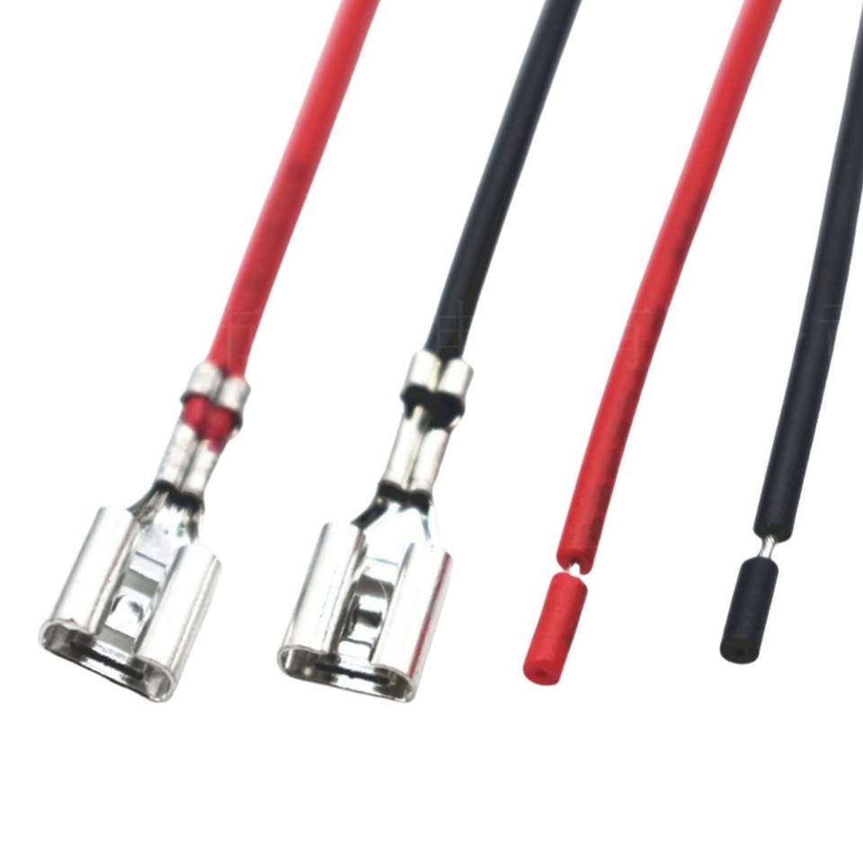 Terminal Lug Ring Spade Blade Pin Piggy Back Bullet Cord End Tube Soft ...