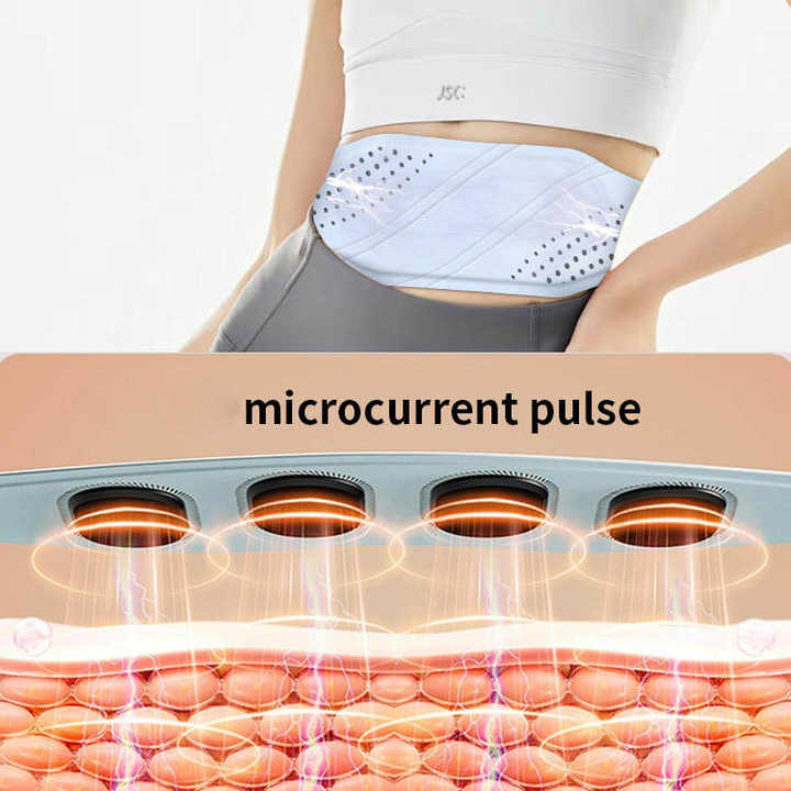 Portable Microcurrent Pulse Heat Compress Smart Electric Waist and ...