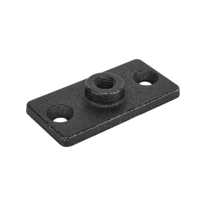 Cast Iron Three Hole Ceiling Flange Plate Malleable Beam Clamp Threaded ...