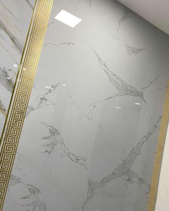 Waterproof PVC Marble Sheets for Bathroom Interior Decor