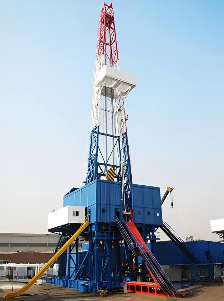 High Quality Rotary Hydraulic Trailer-mounted Oil Drilling Rig with ...