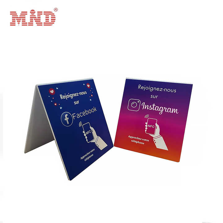 Youtube Nfc Table Stand Customized Personalized QR Code Acrylic Table ...