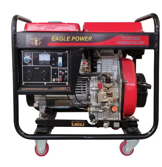 2025 Air Cooled 178F Diesel Engine 3KW Open Frame Diesel Generator Easy ...