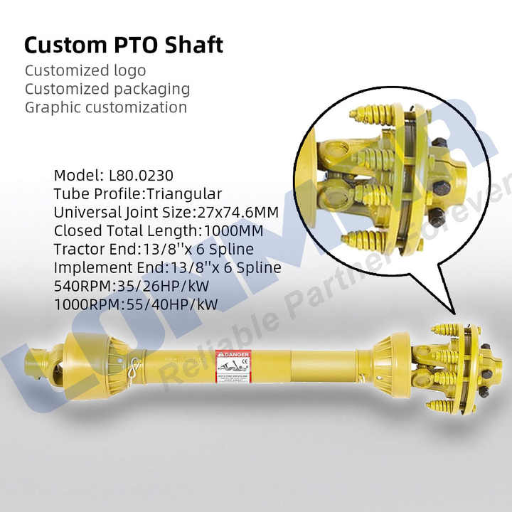Chinese Top Customized PTO Shaft and Components for Agricultural ...