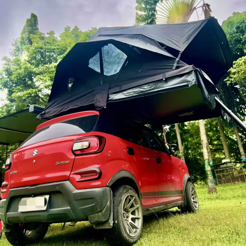 Car Soft Shell Tent Camping Automatic Oxford Fabric Top Roof Tent ...
