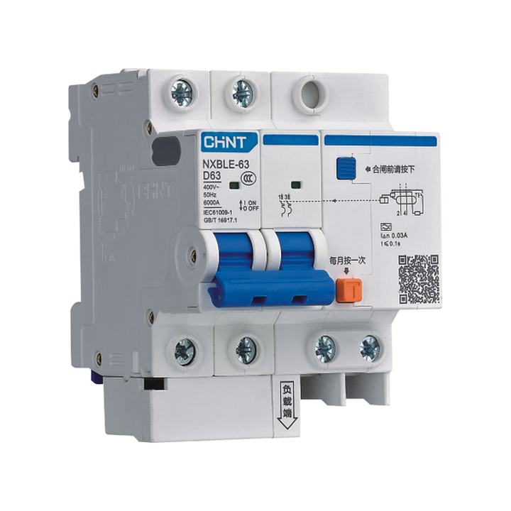 Chint Circuit Breaker NXBLE-63 - Reliable Residual Current Protection
