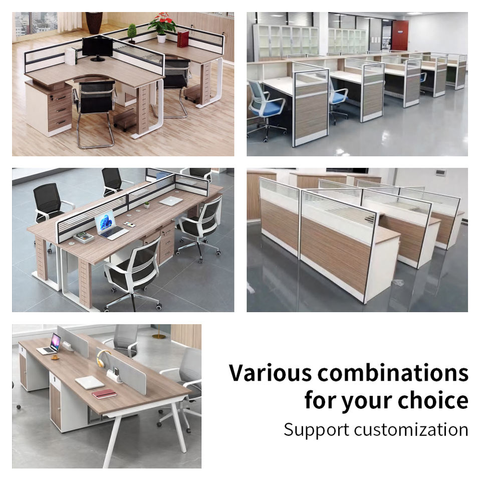 Modular Office Desk Cubicles for 4-6 Persons - Modern & Extendable