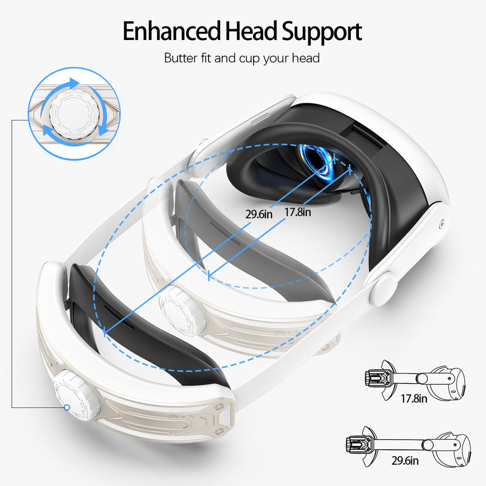 Factory Exclusive Adjustable Meta for Quest 3/3s VR Headband Head ...