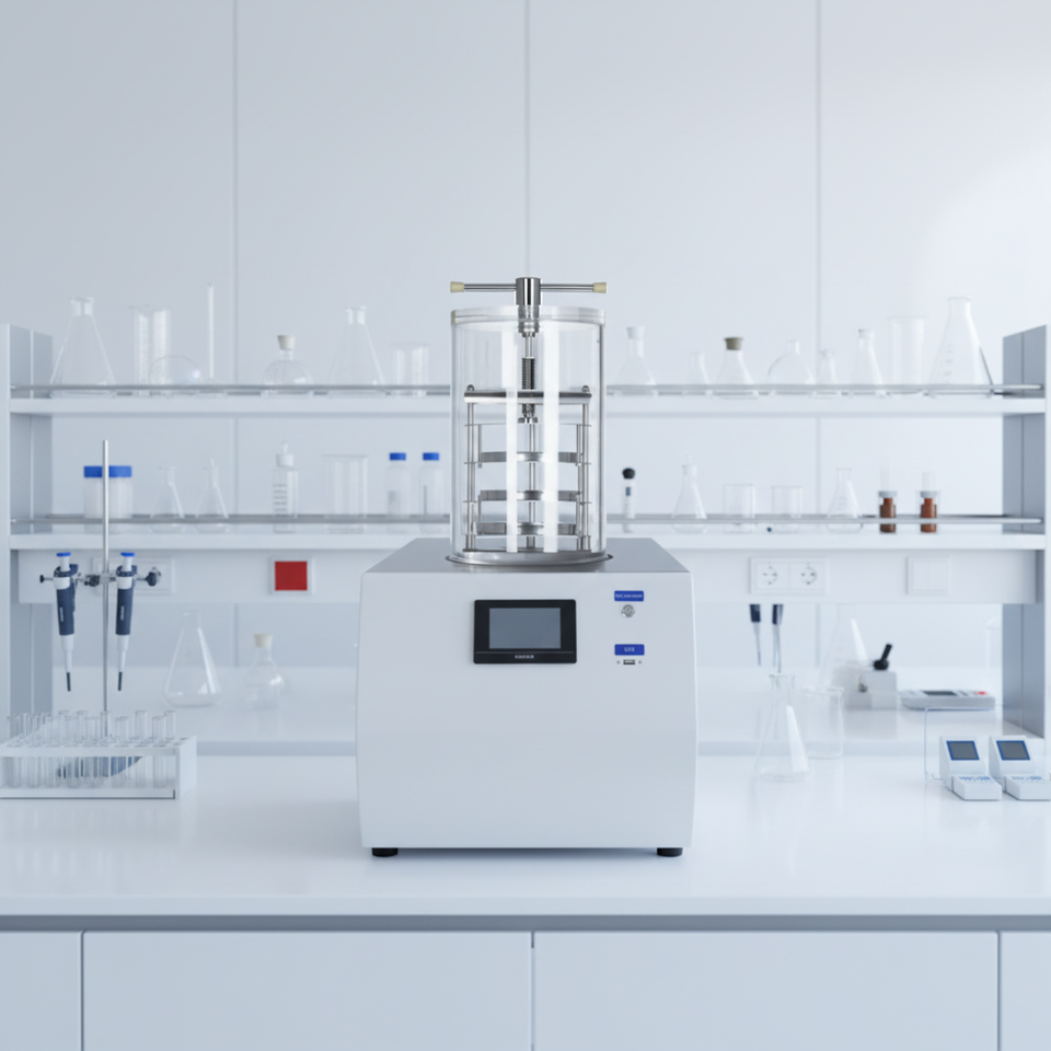 Lab Freeze Dryer Vacuum Lyophilizer for Sample Preservation and ...
