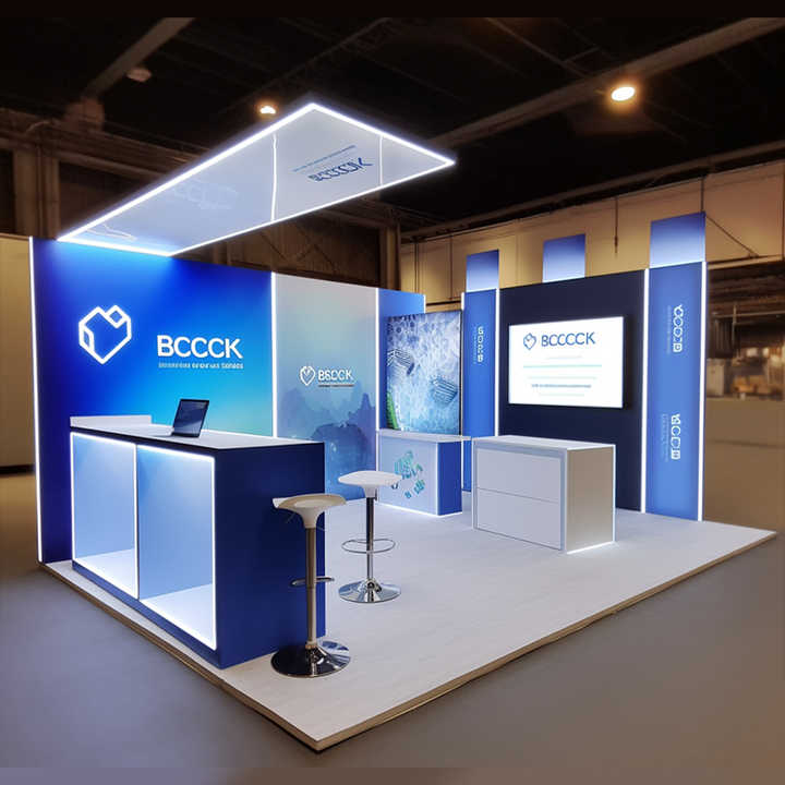 Modular Floor Standing Aluminium Light Box for Trade Shows