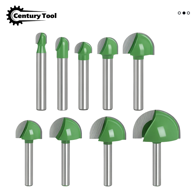 6 Round-Bottom Router Bits for Woodworking Grooving, Trimming ...