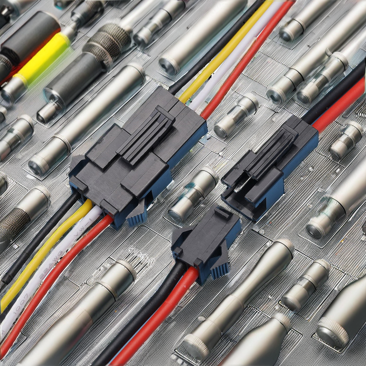 JST SM 3-Pin LED Light Electrical Wire Crimp Terminal Connector Harness ...