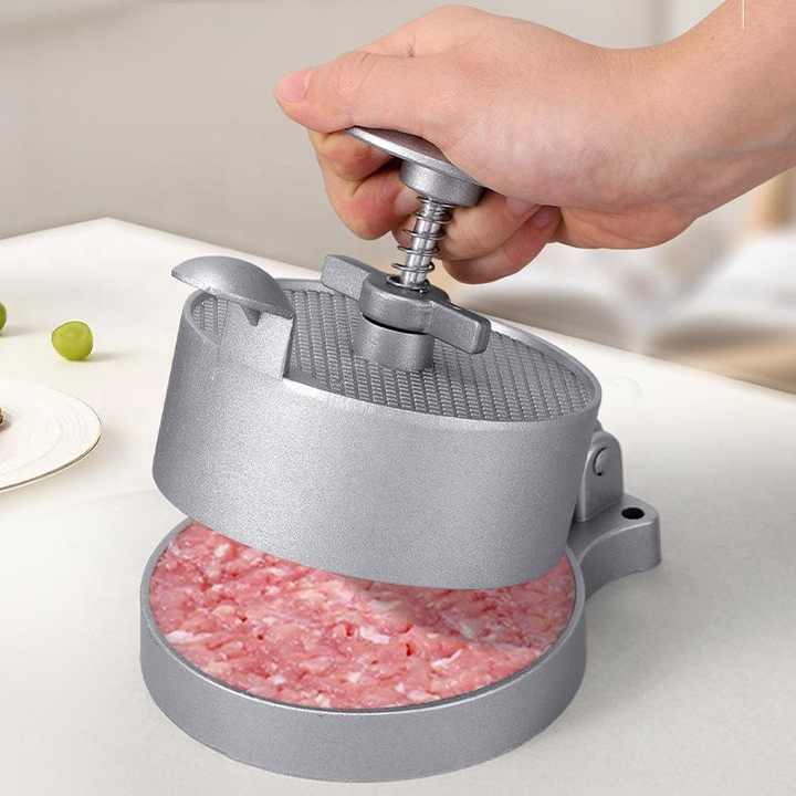 Hamburger Patty Mold Manual Circular Meat Pressing Model Baby Rice Ball ...