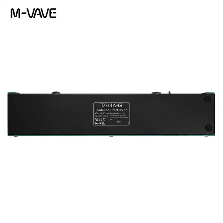 M-VAVE Tank-G Rechargeable Guitar Multi-Effects Pedal 36 Presets 9 ...
