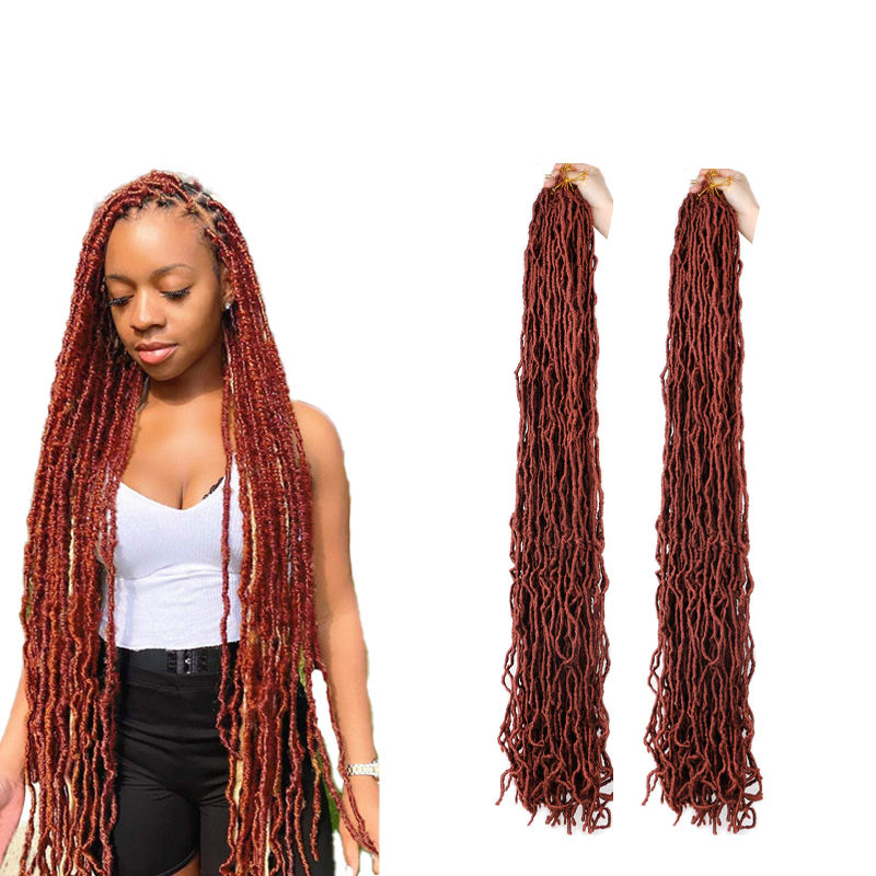 Nu Faux Locs Crochet Hair - Soft, Antibacterial, Easy Install