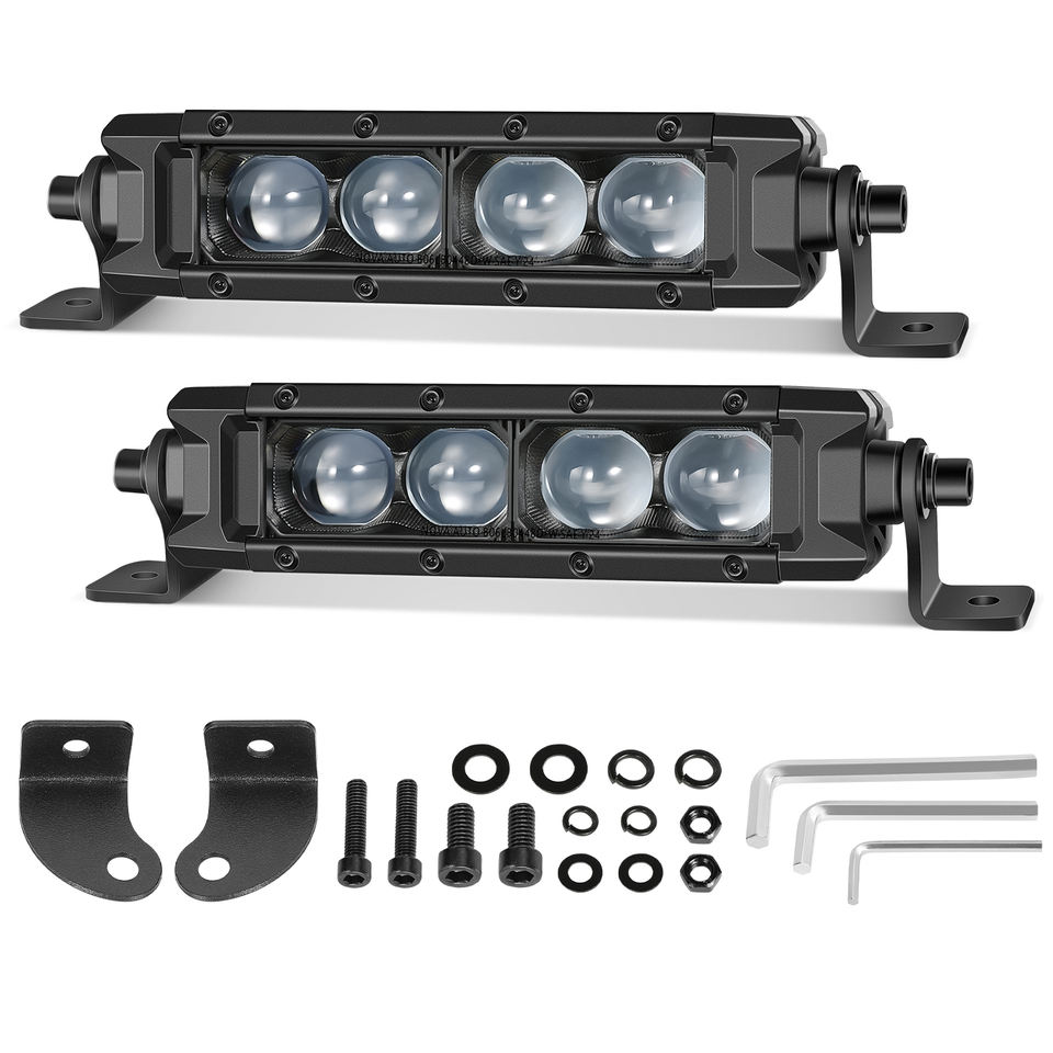 6inch Sae Dot Driving Light Bars Offroad Dot Approved Led Driving ...