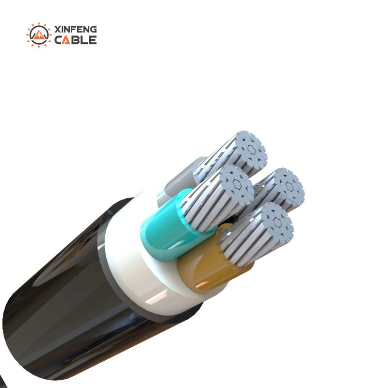 Cable 4x16mm2 Alu XLPE Insulation PVC Jacket Aluminum Cable Factory ...