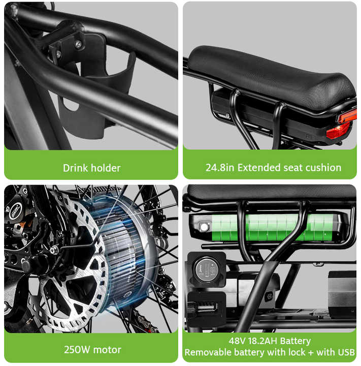 7GO EB20 High-Performance Mountain Electric Bikes Aluminum Alloy Frame ...