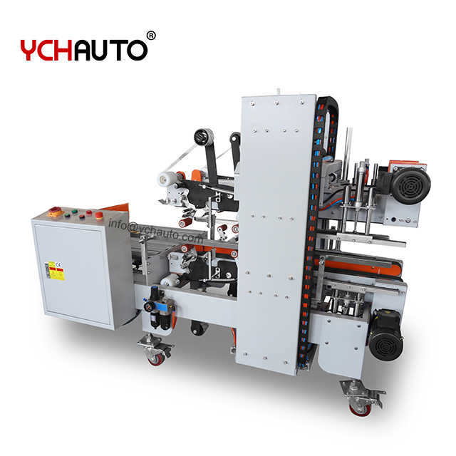 H Type Adhesive Tape Semi Auto Carton Box Edge Sealing Machine Four ...