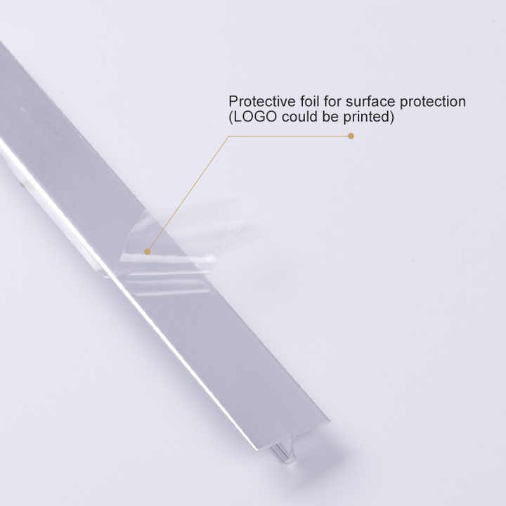 Modern T-Shaped Metal Tile Edge Trim for Bathroom & Custom OEM