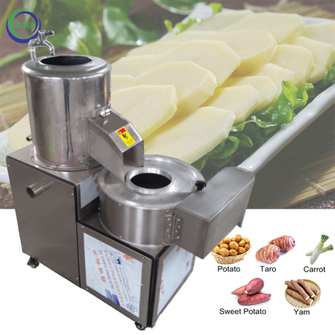 Potato Peeler and Slicer - Efficient Taro Cutting Machine
