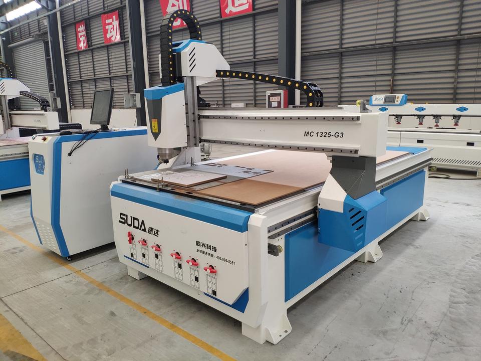 Cnc Router Machine Office Cabinet Panel Furniture Production Line Wood ...