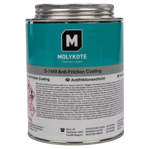 Molykote D-7409 Anti-Friction Coating - High Temp Resistance