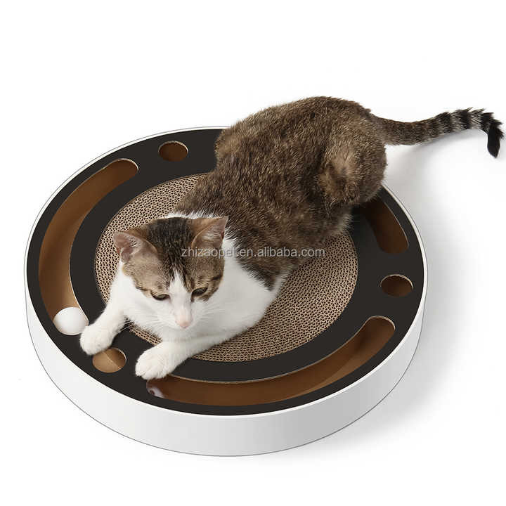 New Arrival Cat Scratch Scratcher Board Round Modern & Classic Design ...
