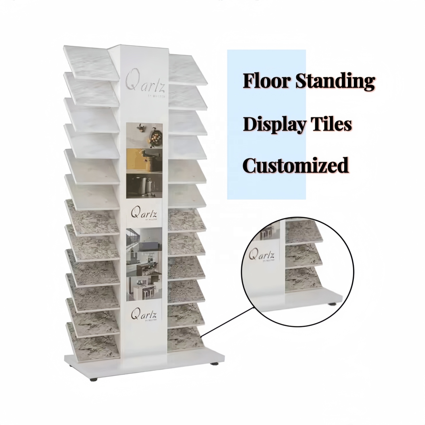 Boost Your Sales with Durable stone sample waterfall display racks for ...