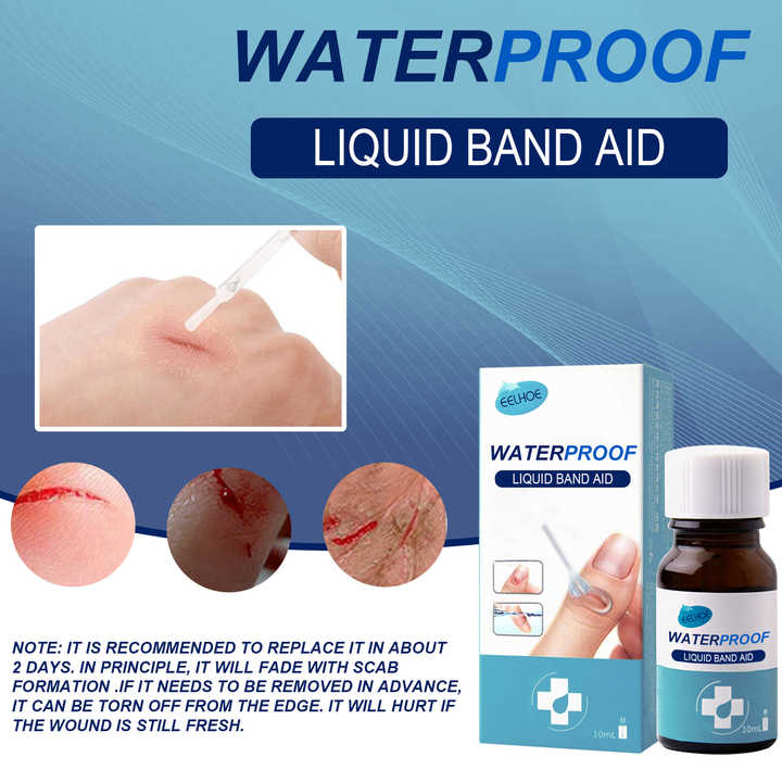 Eelhoe Waterproof Liquid Band Aid - Transparent & Hemostatic