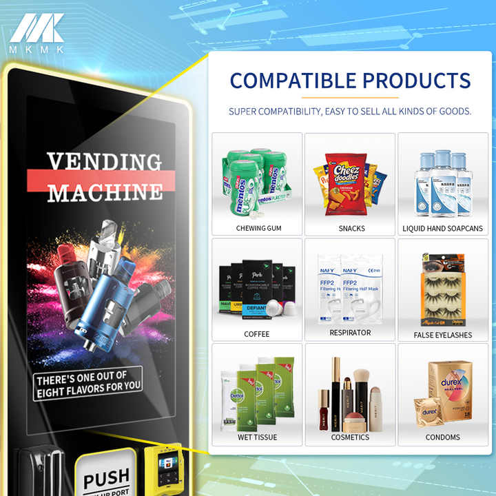 MAKMIK 24 Compact Vending Machine for Cigarettes and Tobacco Sales ...