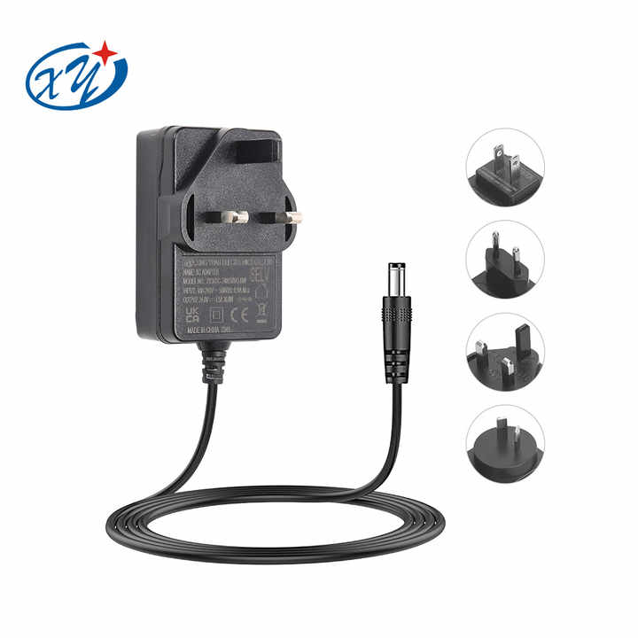 UKCA AC/DC Power Supply Adaptor EU/US/UK/AU Plug 100-240v 5v/9v/15v/24v ...