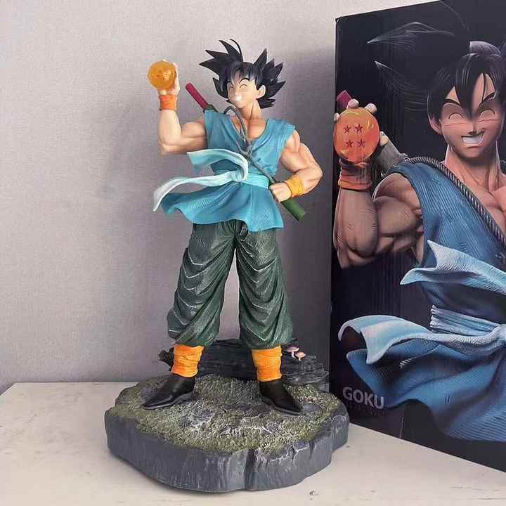Botu 2024 New Customized Smile Goku GK Action Figure Japanese DBZ Anime ...