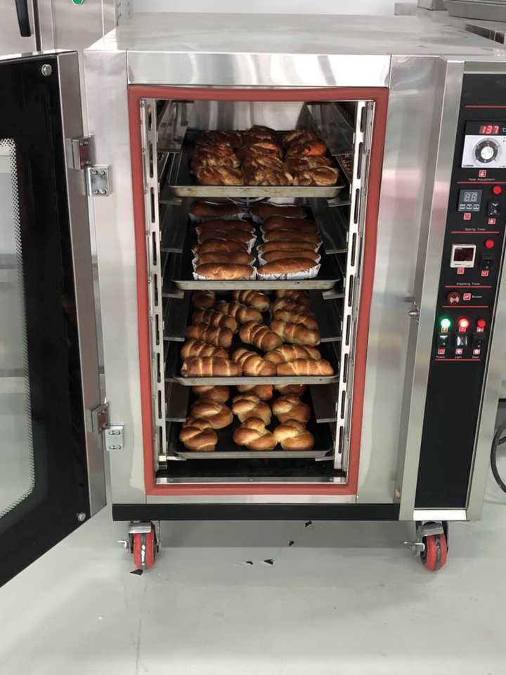 Commercial Electric & Gas Convection Oven for Bread Making - 5/8/10 ...