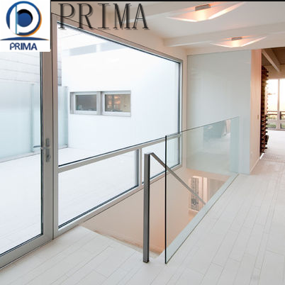 Prima Luxury Aluminum U Channel Glass Railing Customized Frameless ...