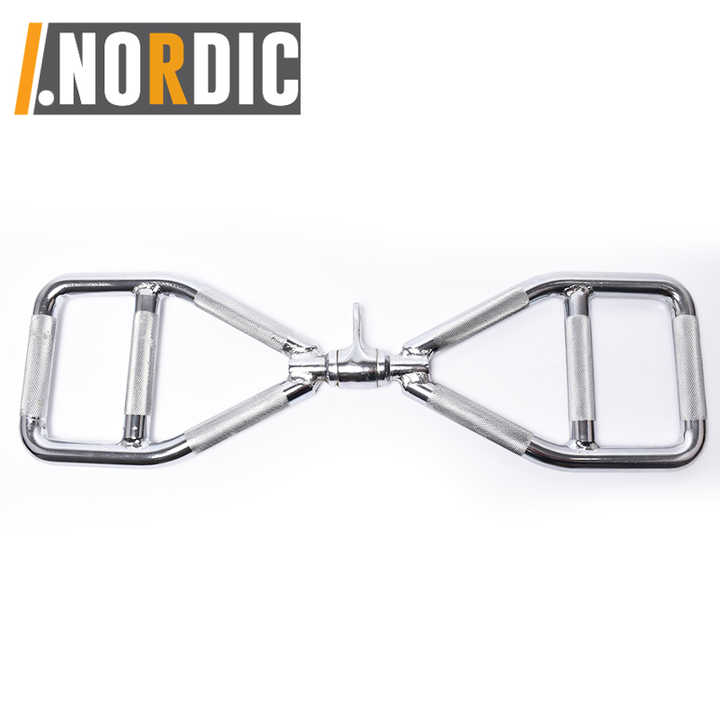 Multi Grip Swiss T Grip Bar for Cable Machine Attachments