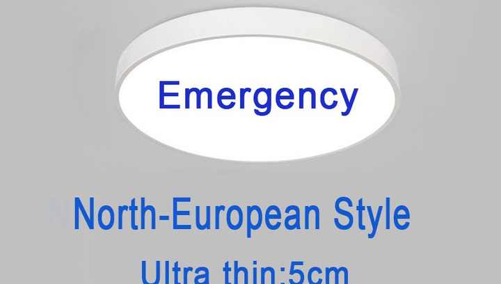 LED Ceiling Light with Emergency - 180mins Backup Power