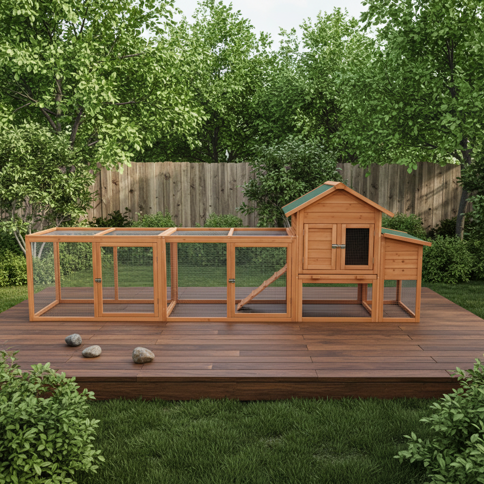 High End Multi Level Wooden Eco Friendly Durable Luxury Chicken Coop ...